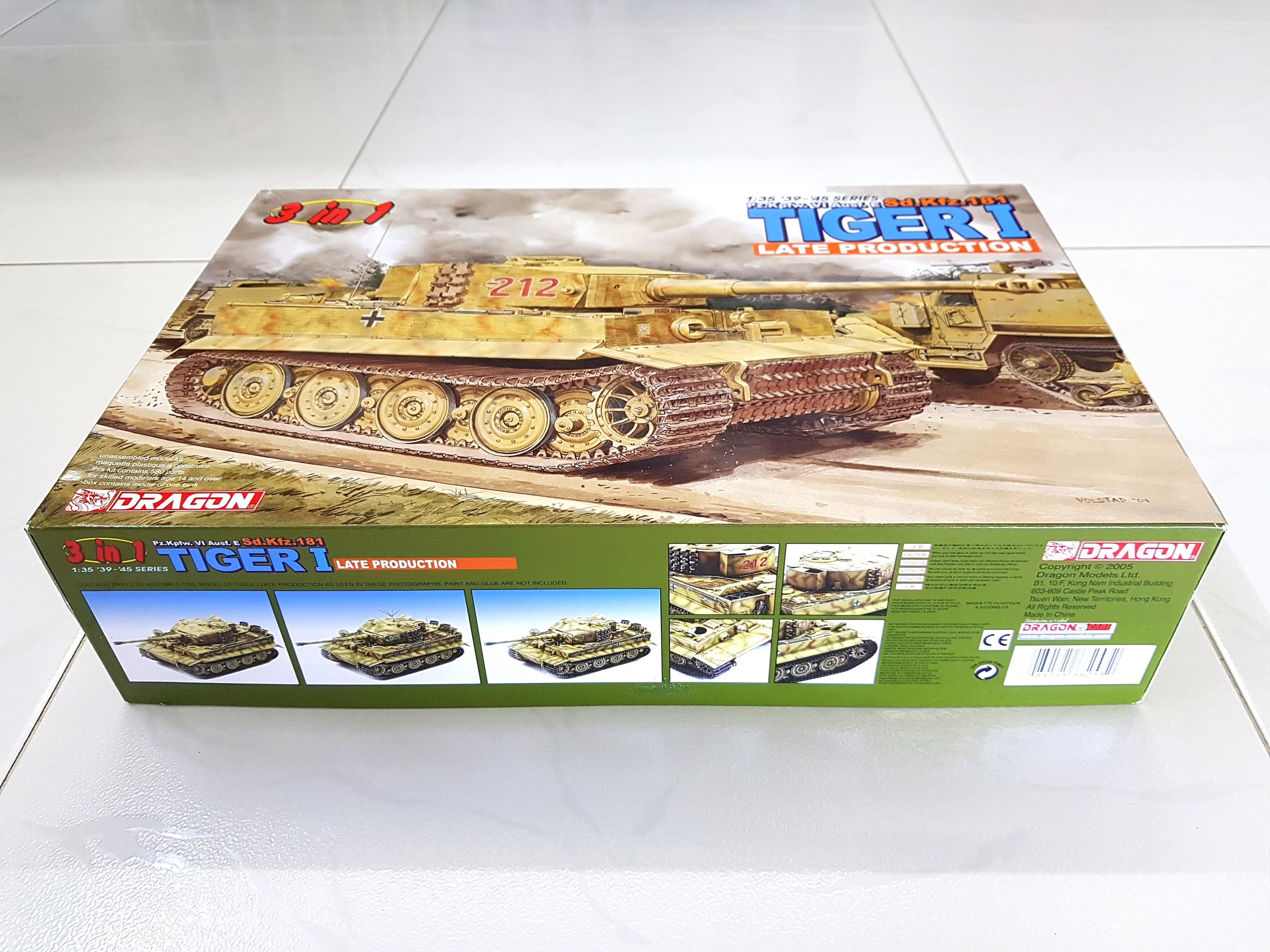 1/35 Dragon #6253 German Heavy Tank Pz Kpfw VI Ausf E Sd Kfz 181 Tiger ...