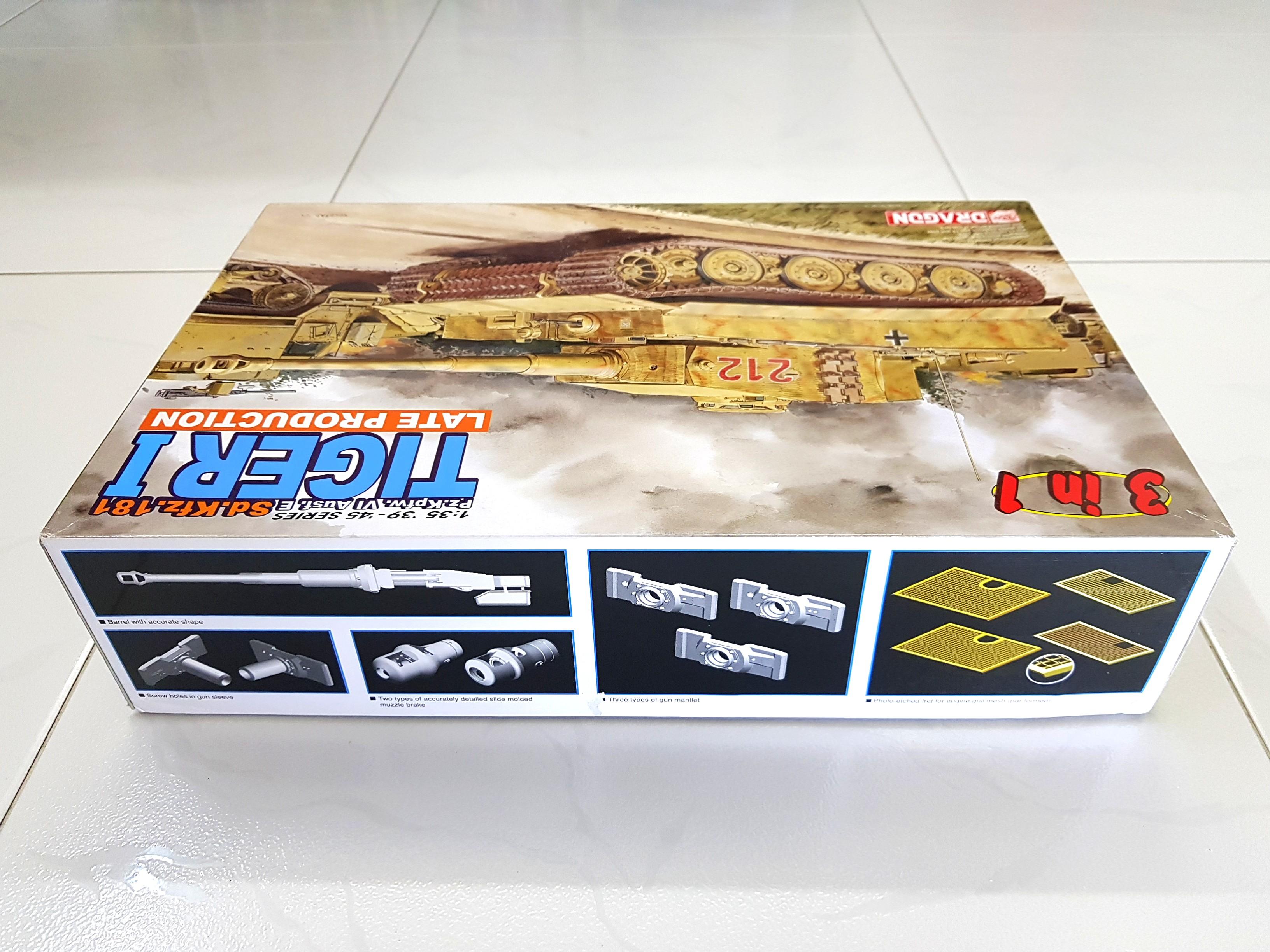 1/35 Dragon #6253 German Heavy Tank Pz Kpfw VI Ausf E Sd Kfz 181 Tiger ...