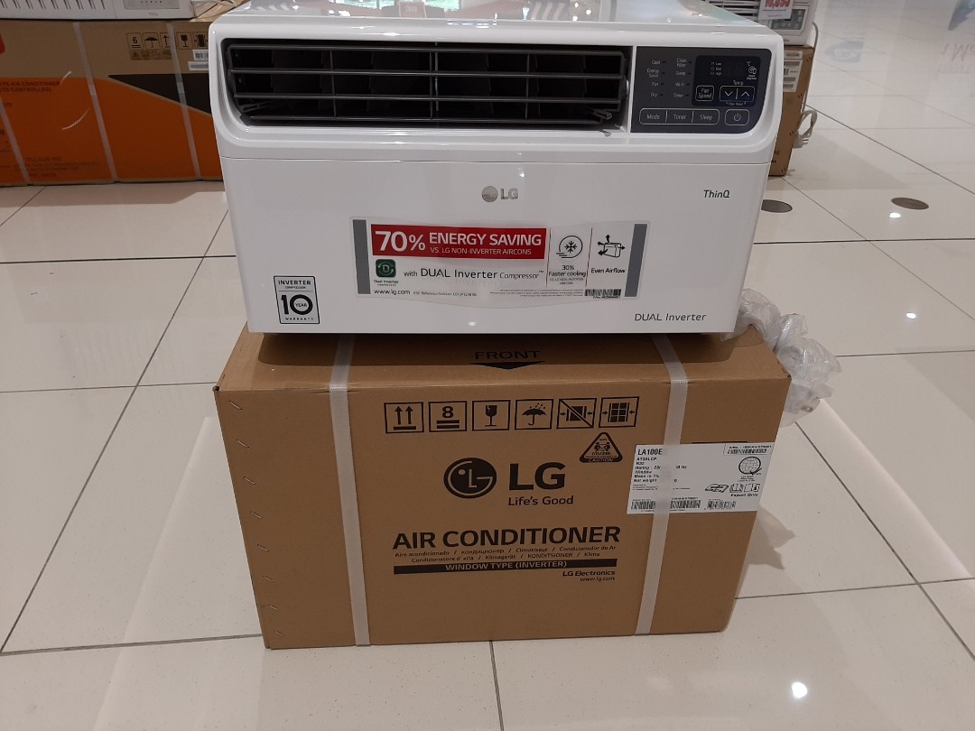 1HP Lg Dual Inverter Window Type Aircon, TV & Home Appliances, Air ...