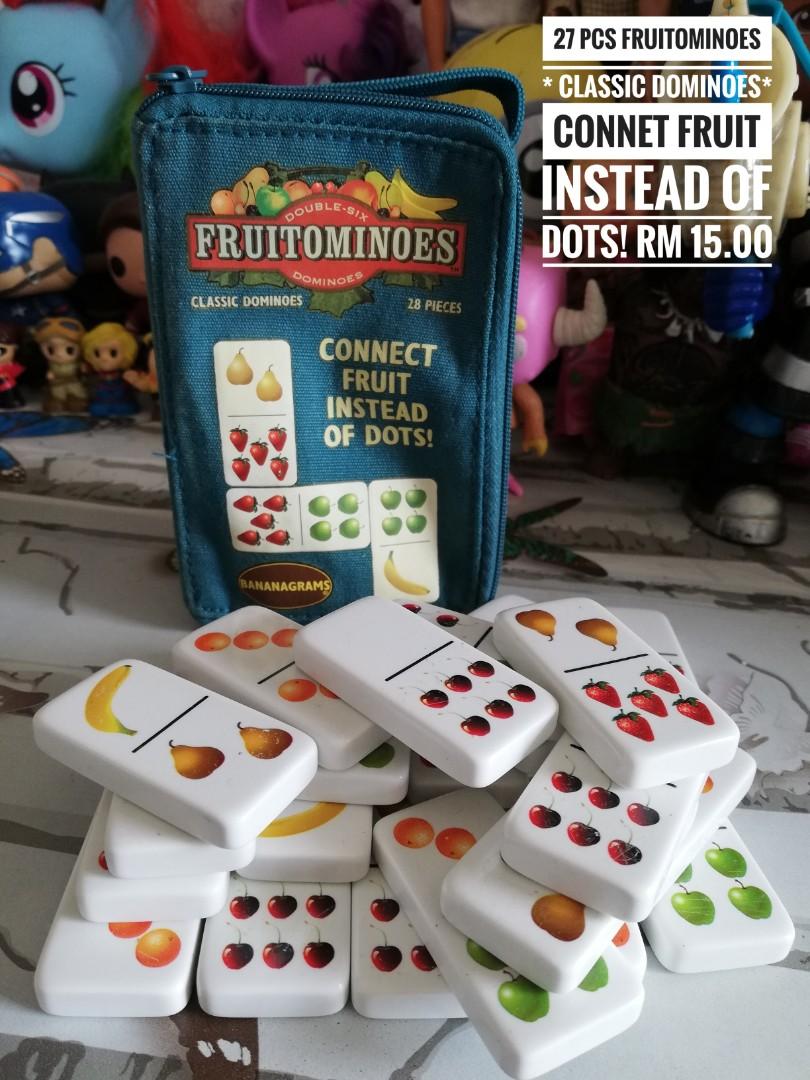 27pcs Fruitominoes Classic Dominoes, Hobbies & Toys, Collectibles ...