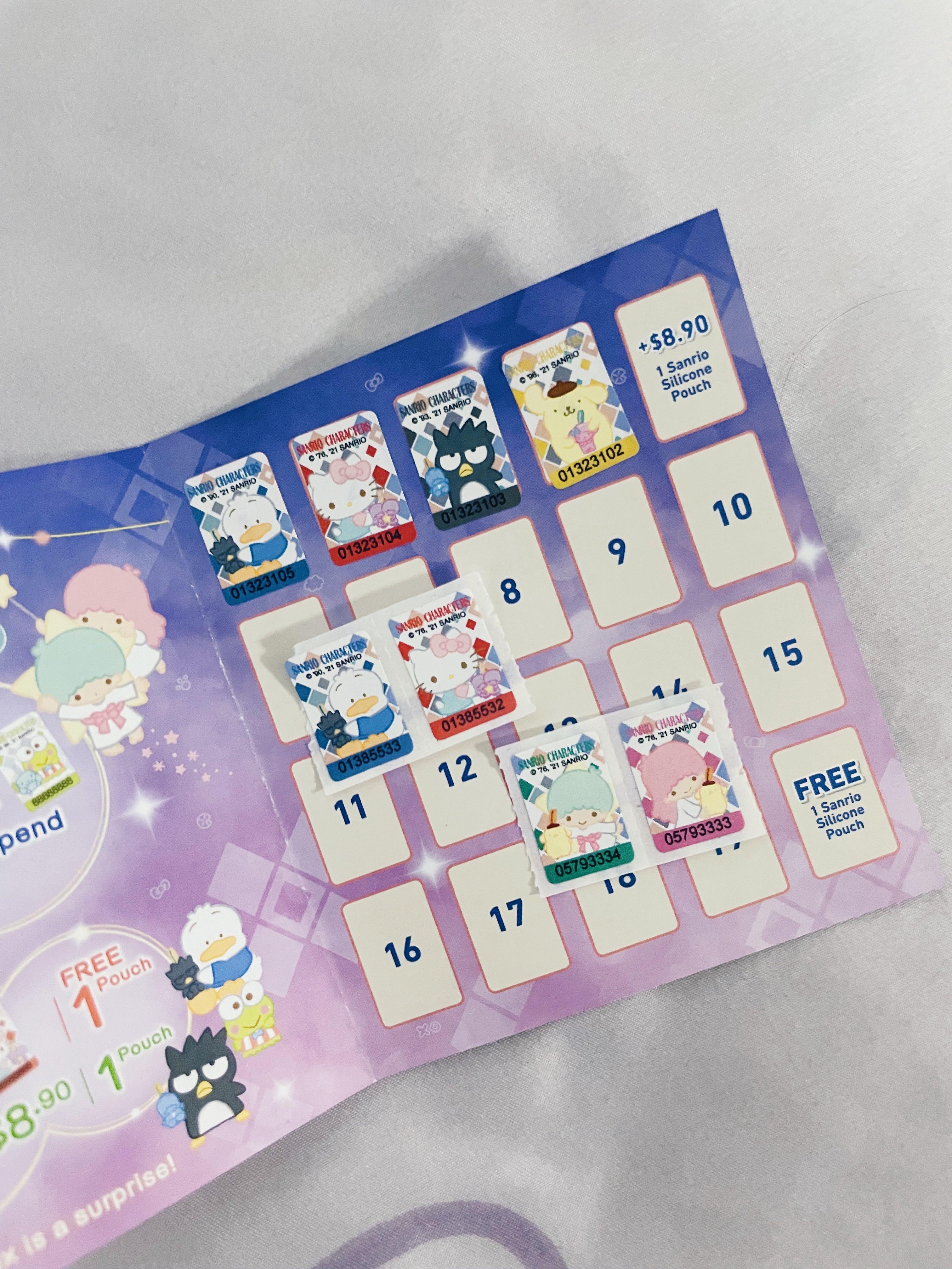 7-11 Sanrio Stickers, Hobbies & Toys, Memorabilia & Collectibles, Fan ...