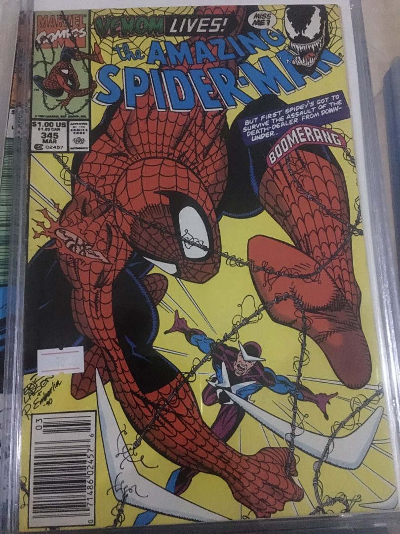 Amazing spider-man # 345 full apearance of cletus cassidy carnage comic ...