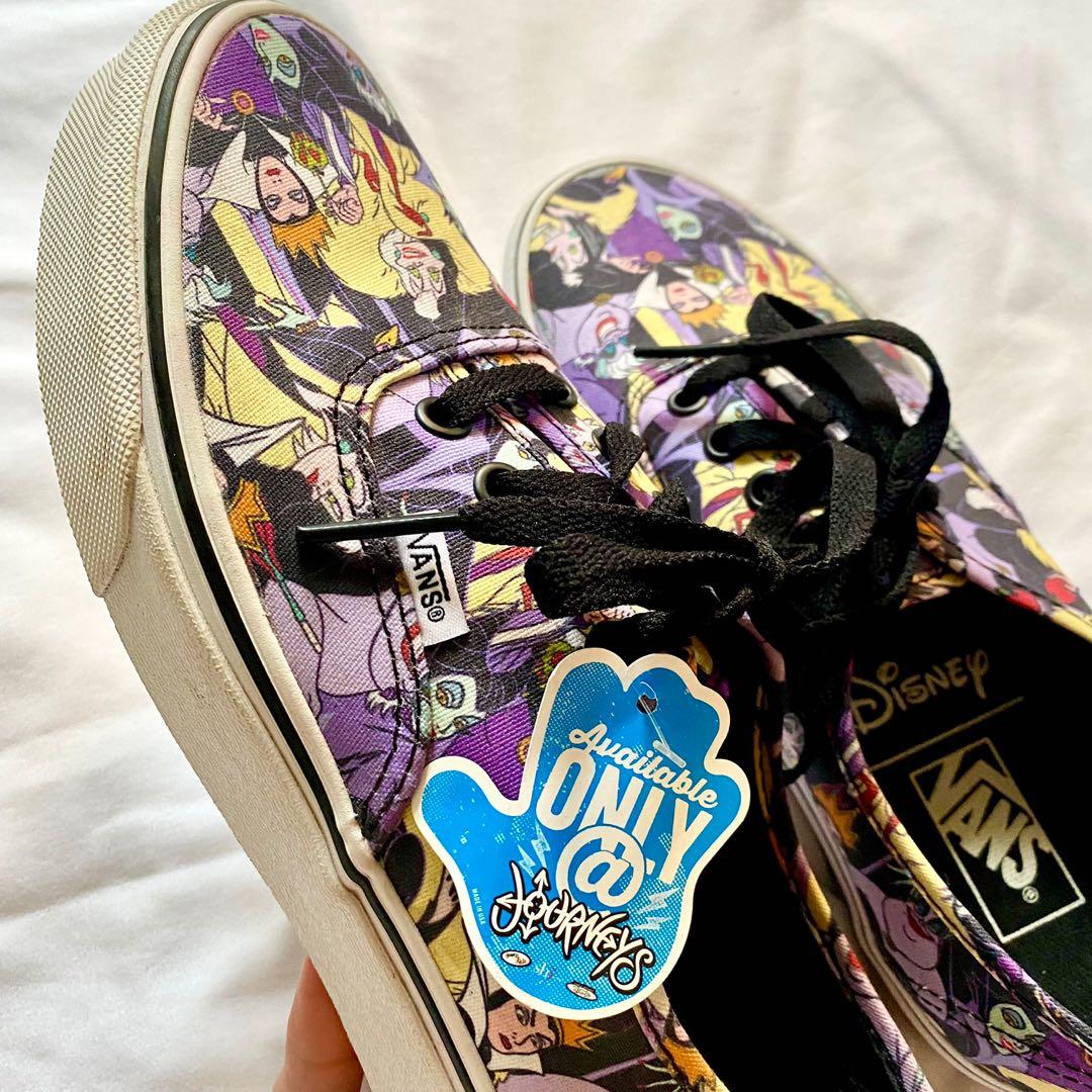 Authentic Disney Vans Villains Lace up, Women's Fashion, Footwear ...