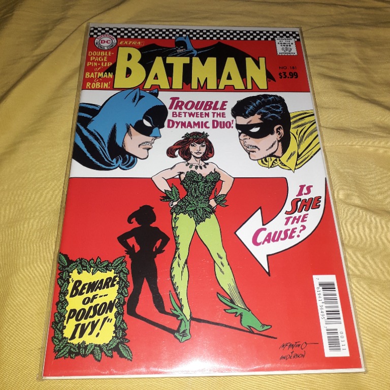 Batman #181 Facsimile First Appearance of Poison Ivy, Hobbies & Toys ...