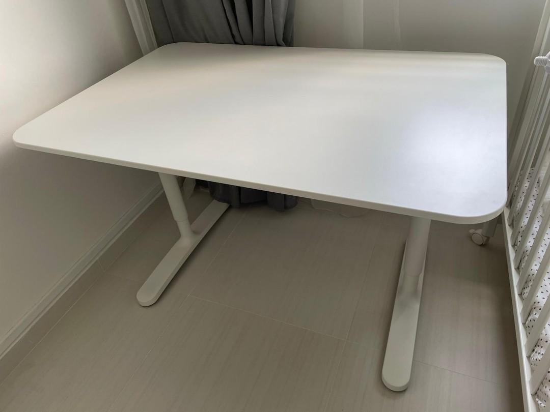 Bekant Study table, Furniture & Home Living, Furniture, Tables & Sets ...