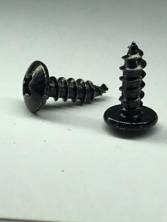 BLACK SCREW (500pcs/1-PACK)1.5cm length, PHILIP HEAD FLAT HEAD, GYPSUM ...