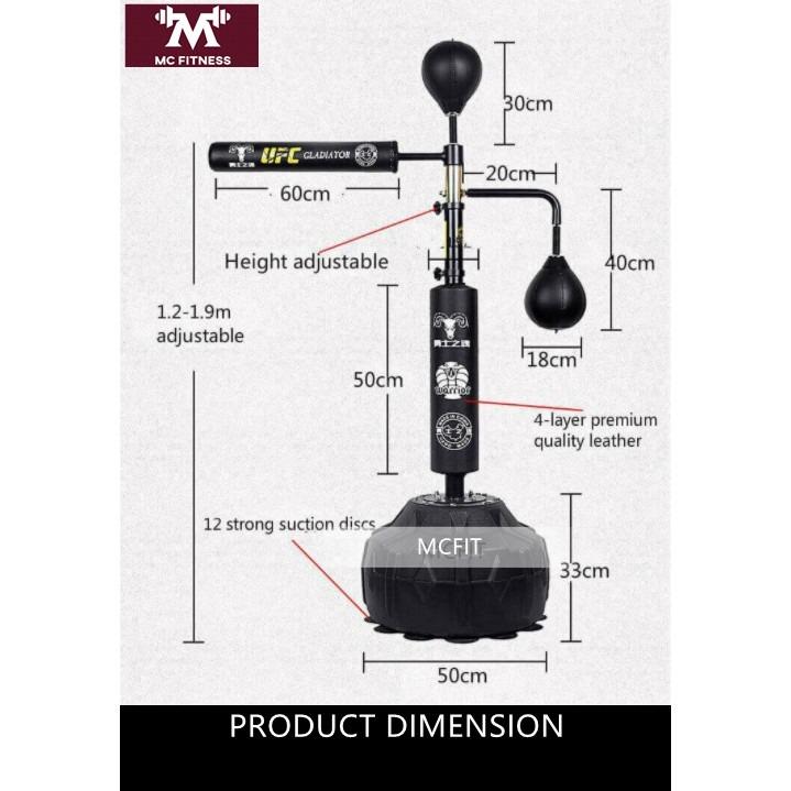 Boxing Spar Bar MMA Kickboxing Training Set Rapid Reflex Boxing Bar ...