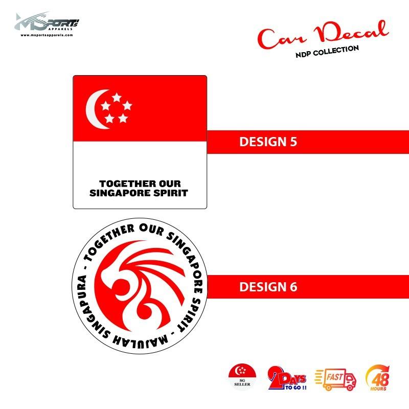 Car decals singapore limited edition NDP 2021 National day car decal ...