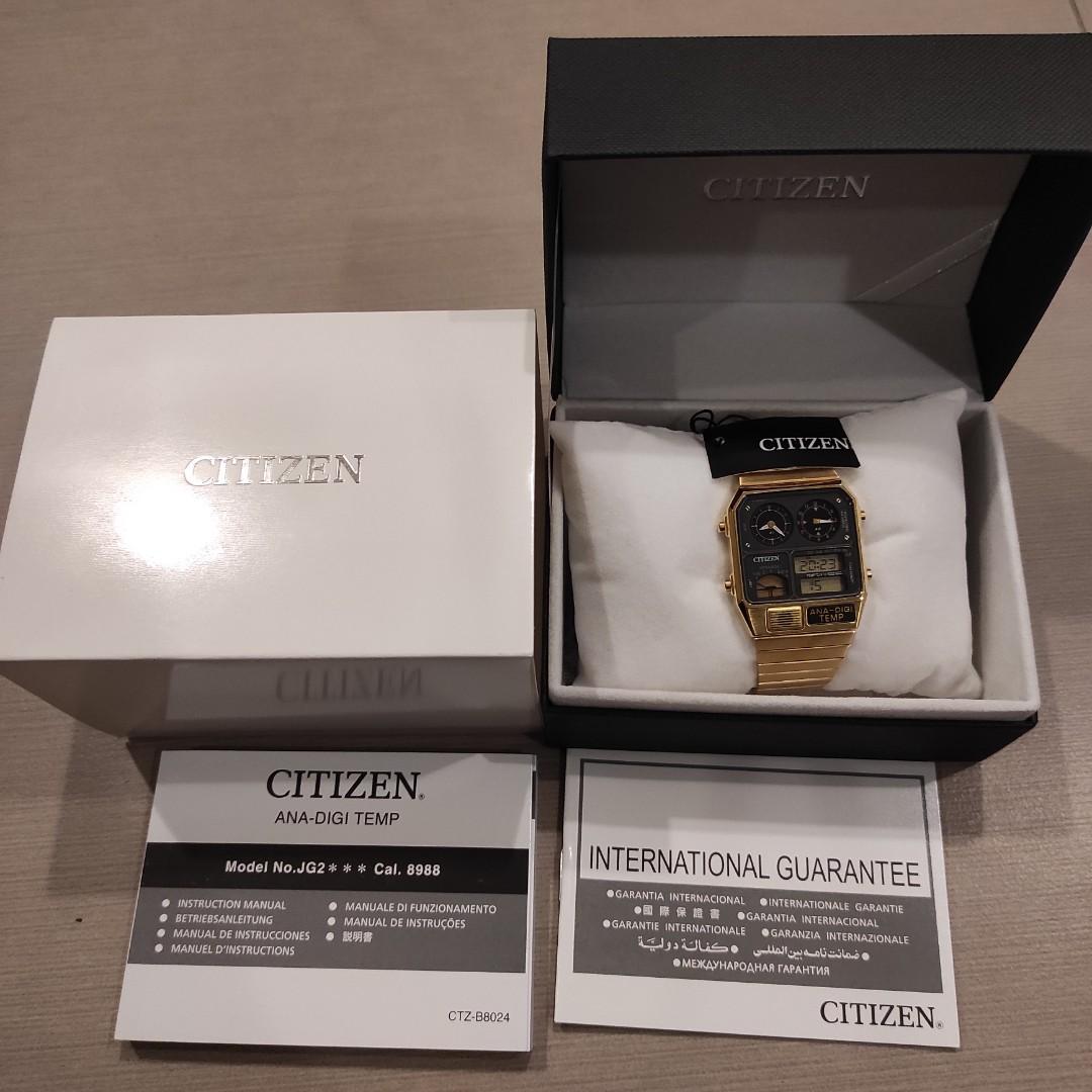Citizen ANA Digital Temperature watch, Men's Fashion, Watches ...