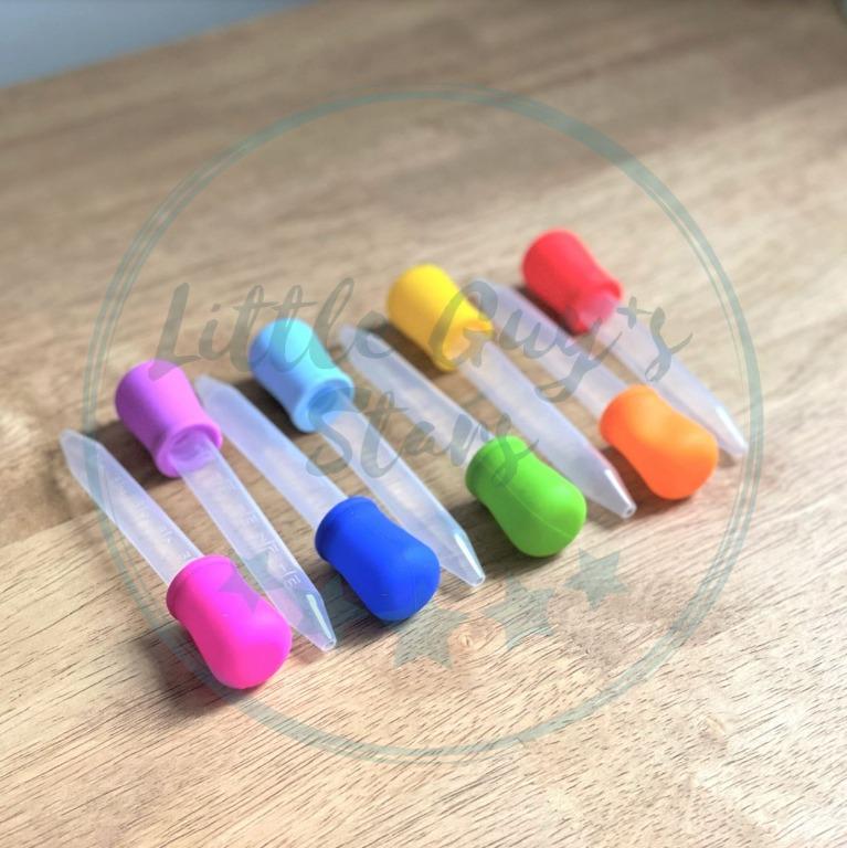 Colourful Liquid Droppers for Sensory Play 8pcs per pack | Droppers ...