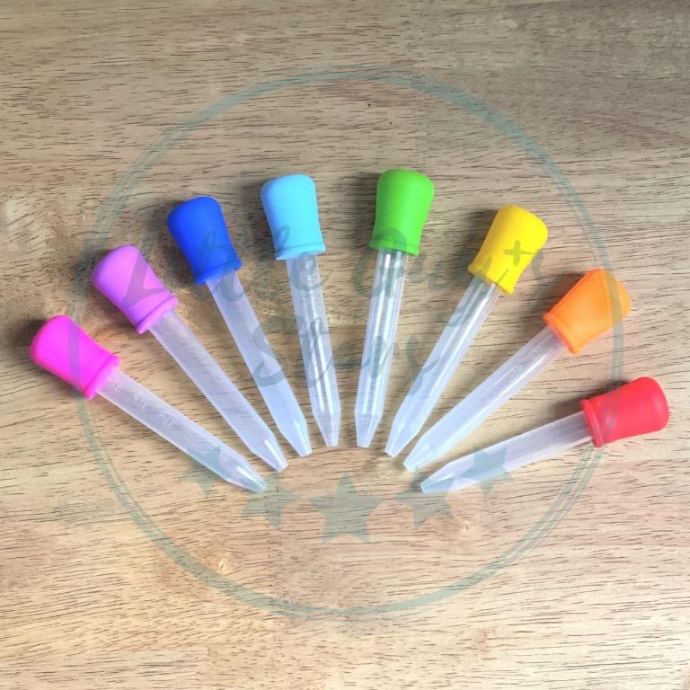 Colourful Liquid Droppers for Sensory Play 8pcs per pack | Droppers ...