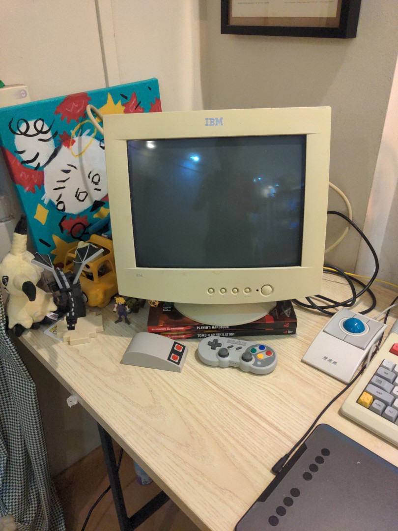 CRT Monitor IBM E54, Computers & Tech, Parts & Accessories, Monitor ...