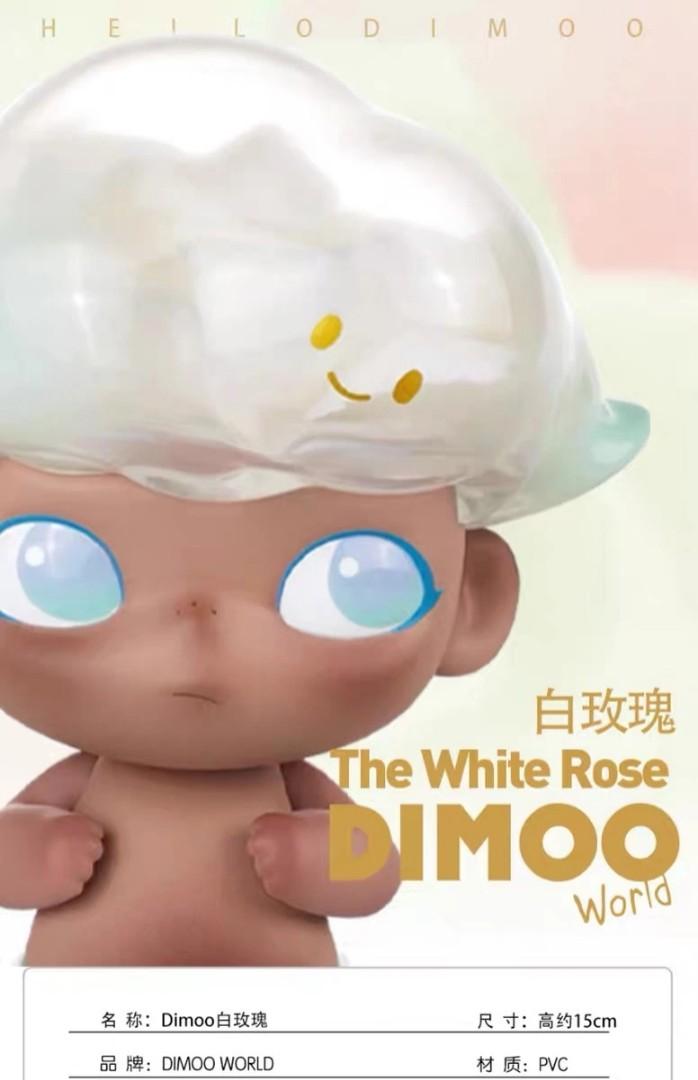 Popmart Dimoo White Rose, Hobbies & Toys, Toys & Games on Carousell