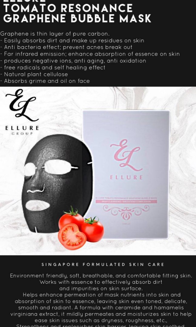 Ellure Bubble Mask, Beauty & Personal Care, Face, Face Care on Carousell