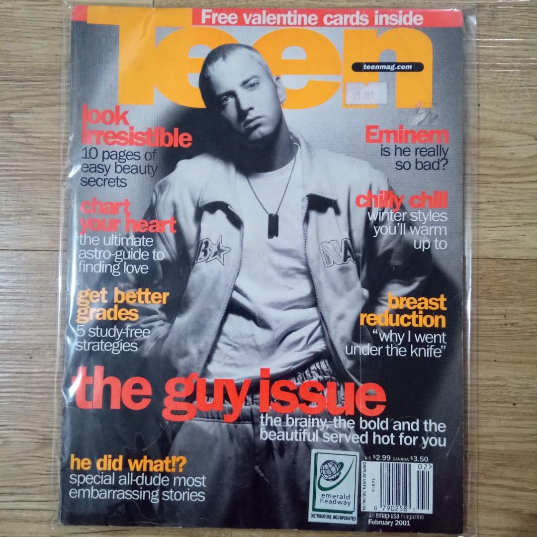 Eminem - Teen Magazine Feb 2001, Hobbies & Toys, Books & Magazines ...