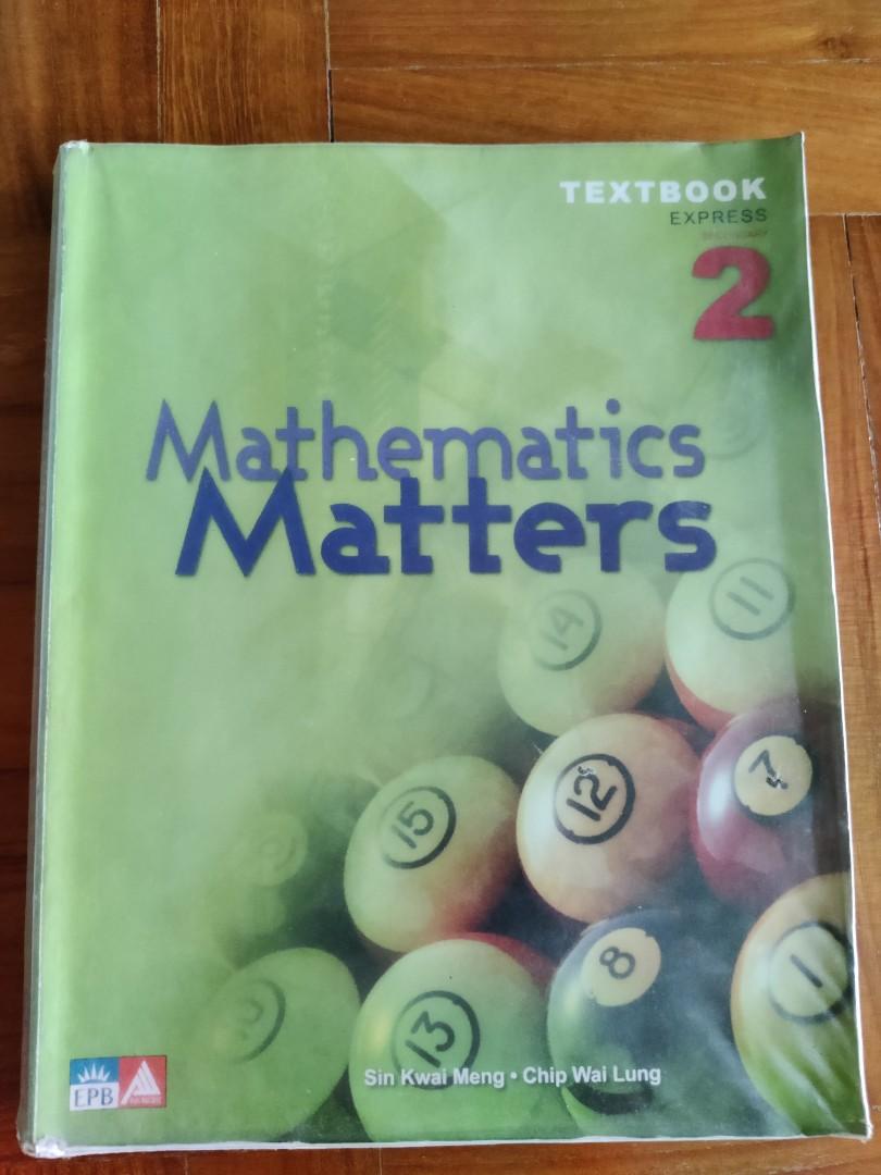 EPB Mathematics Matters 1 & 2 Textbook, Hobbies & Toys, Books ...