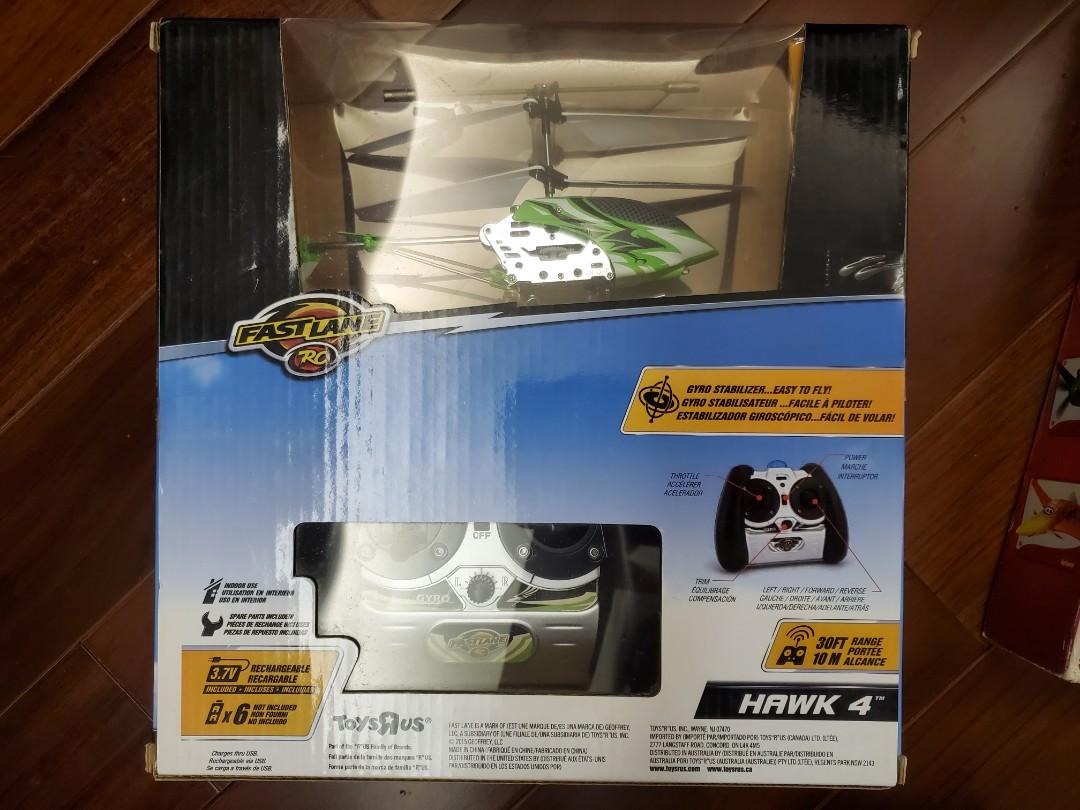 Fast Lane RC Hawk 4 Helicopter, 興趣及遊戲, 收藏品及紀念品, 明星周邊 - Carousell