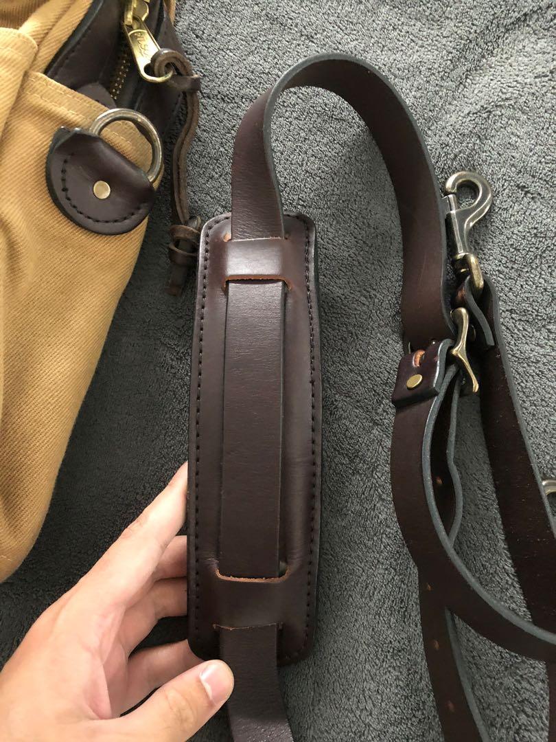 Filson Original Leather-Trimmed Twill Briefcase at James Velarde blog