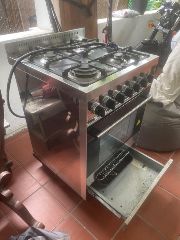 FREE STANDING 4 BURNER GAS HOB AND ELECTRIC OVEN, TV & Home Appliances ...