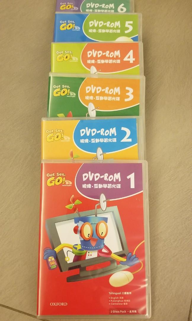 Get Set, Go! DVD 全套 (適合K1 至K3), 興趣及遊戲, 書本 & 文具, 小朋友書 - Carousell