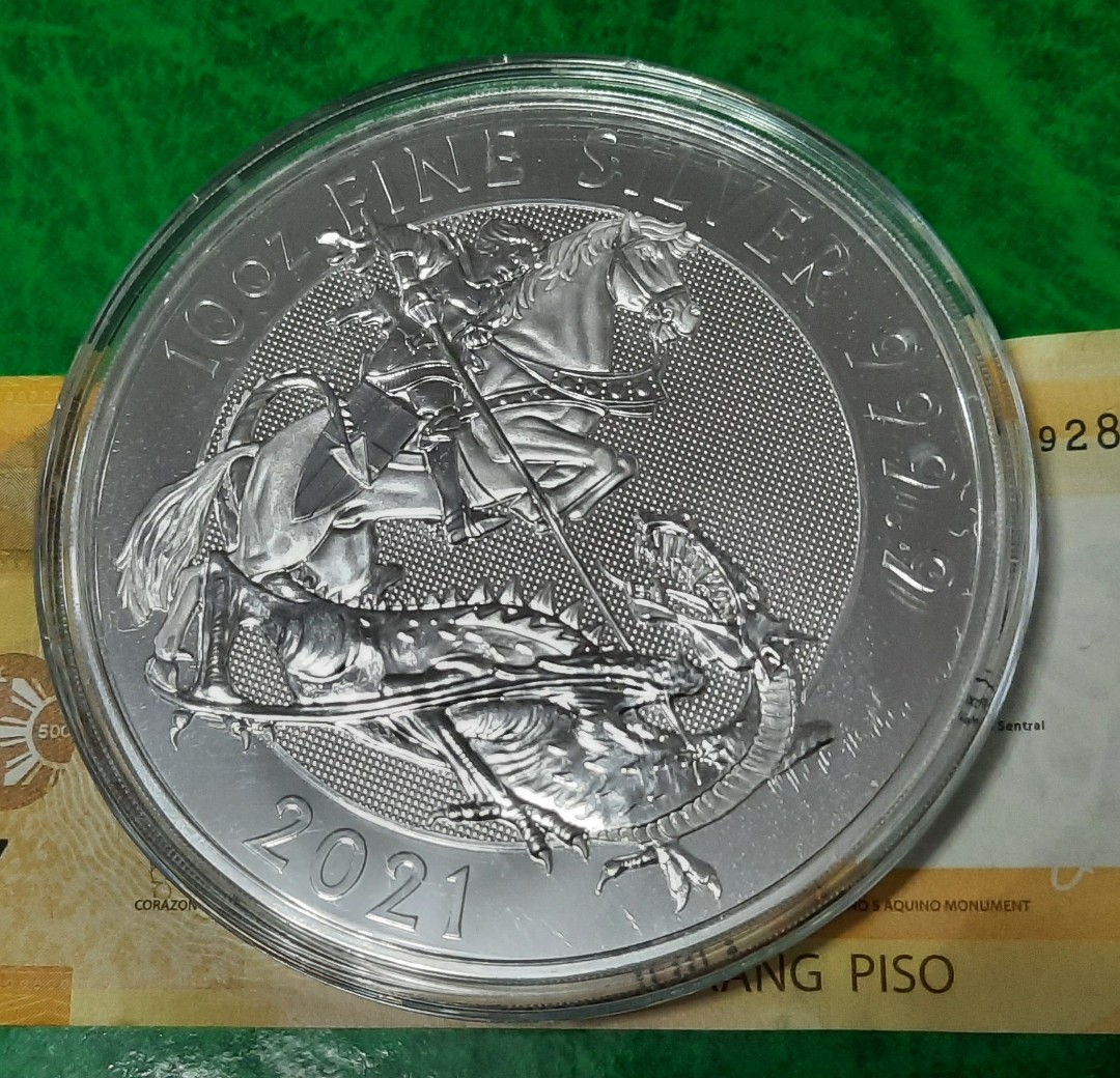 Sale!!! Giant 10 oz. Valiant Fine Silver Coin Bullion 999.9, Hobbies ...
