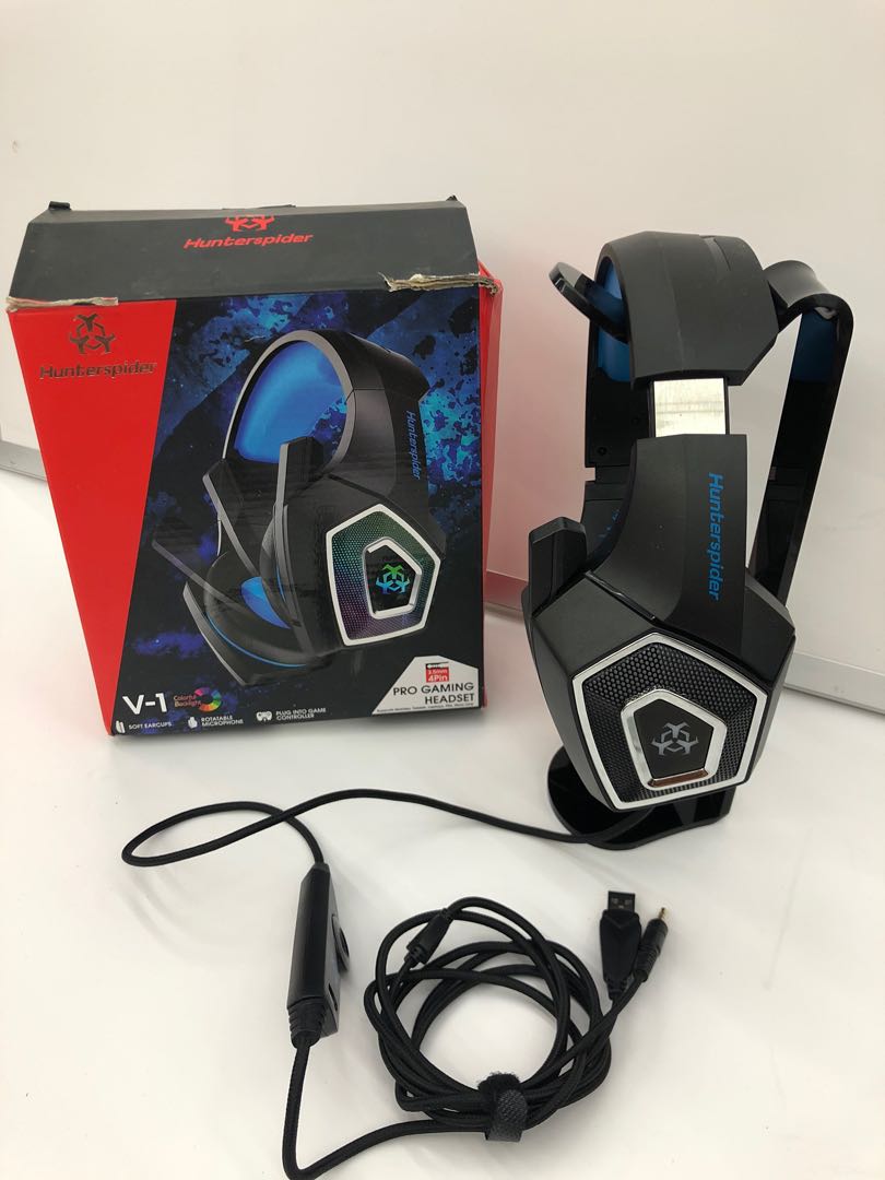 Hunter spider V-1 Pro Gaming Headset, Audio, Headphones & Headsets on ...