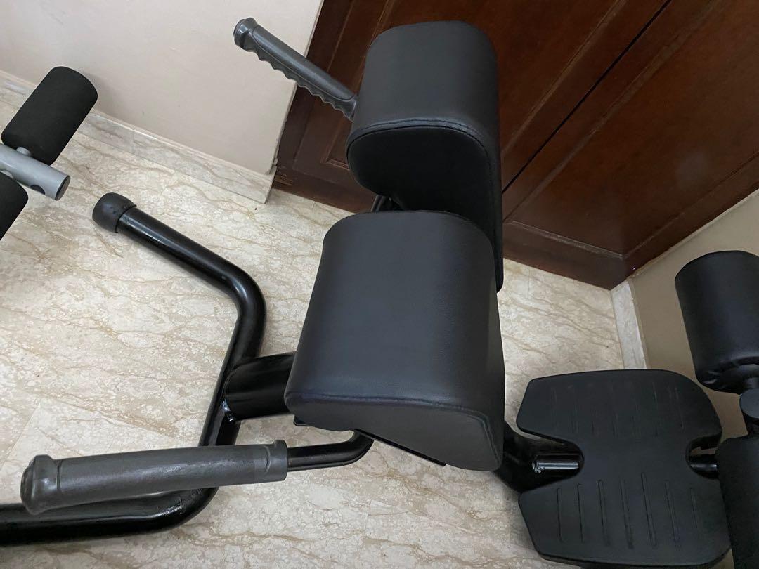 Hypertension Bench Side Sit up Abdominal 6 Pack Training - Dumbbell ...