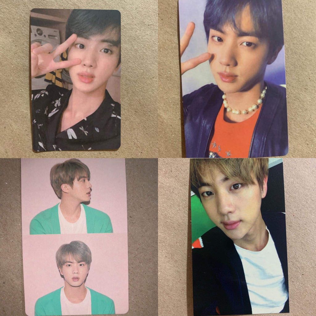 JIN ALBUM PHOTOCARDS, Hobbies & Toys, Memorabilia & Collectibles, K ...