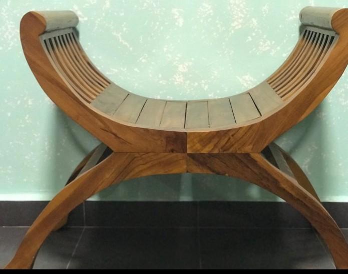 Kartini stool. Solid Wood, Furniture & Home Living, Furniture, Chairs on Carousell