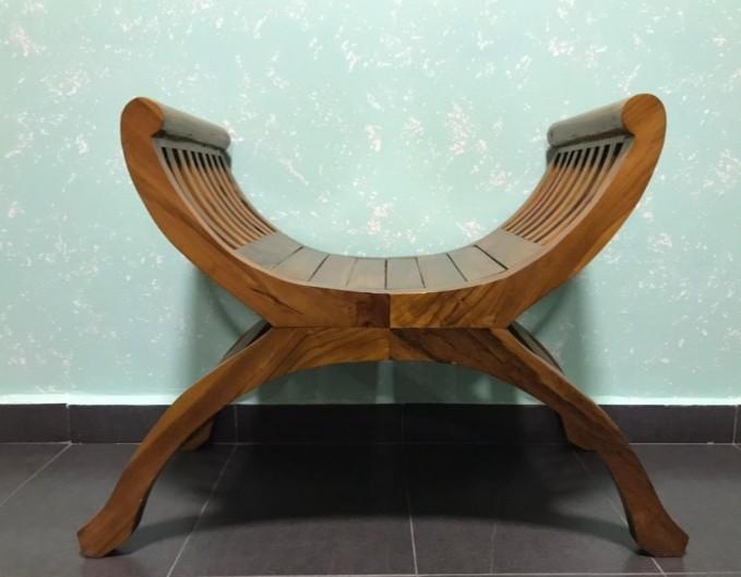 Kartini stool. Solid Wood, Furniture & Home Living, Furniture, Chairs on Carousell