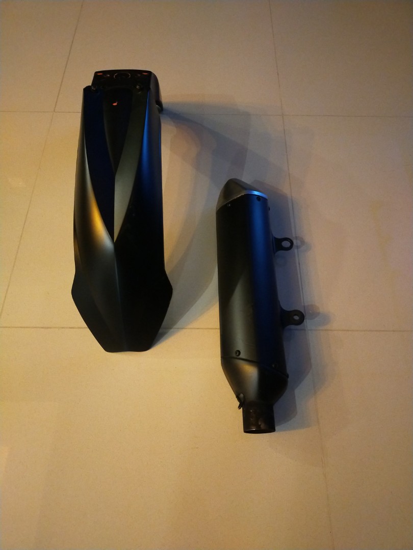 KTM front fender and sx pipe, Motorcycles, Motorcycle Accessories on ...