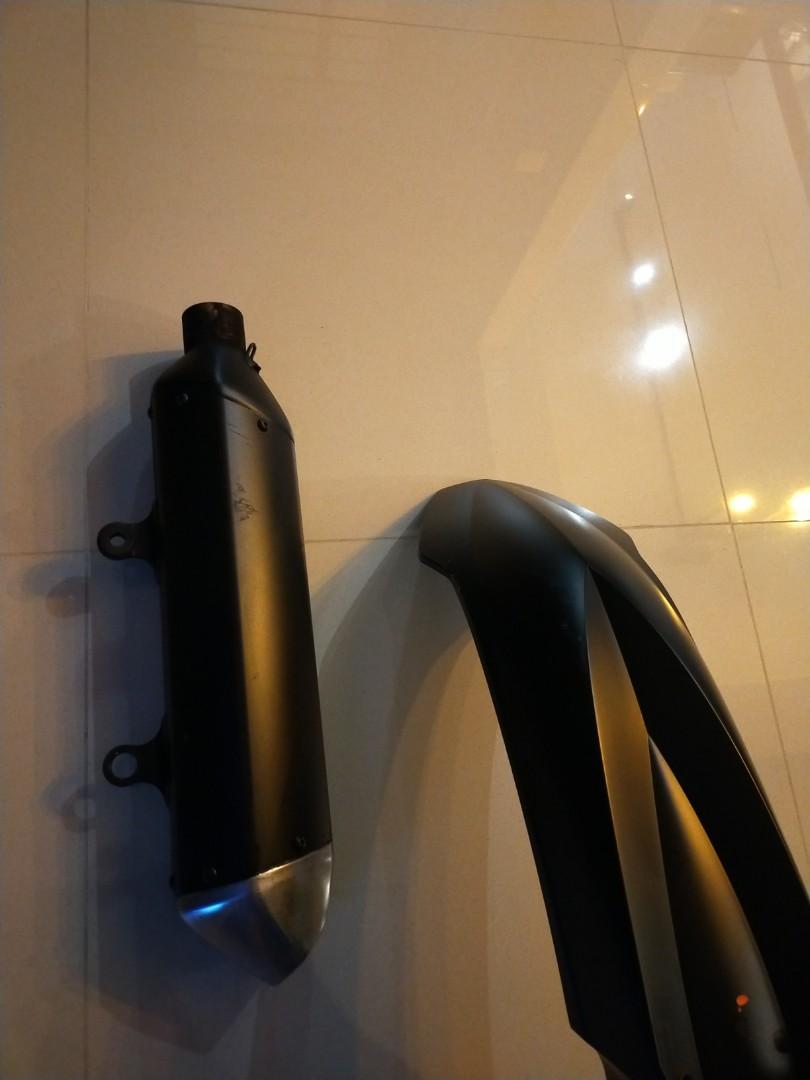 KTM front fender and sx pipe, Motorcycles, Motorcycle Accessories on ...