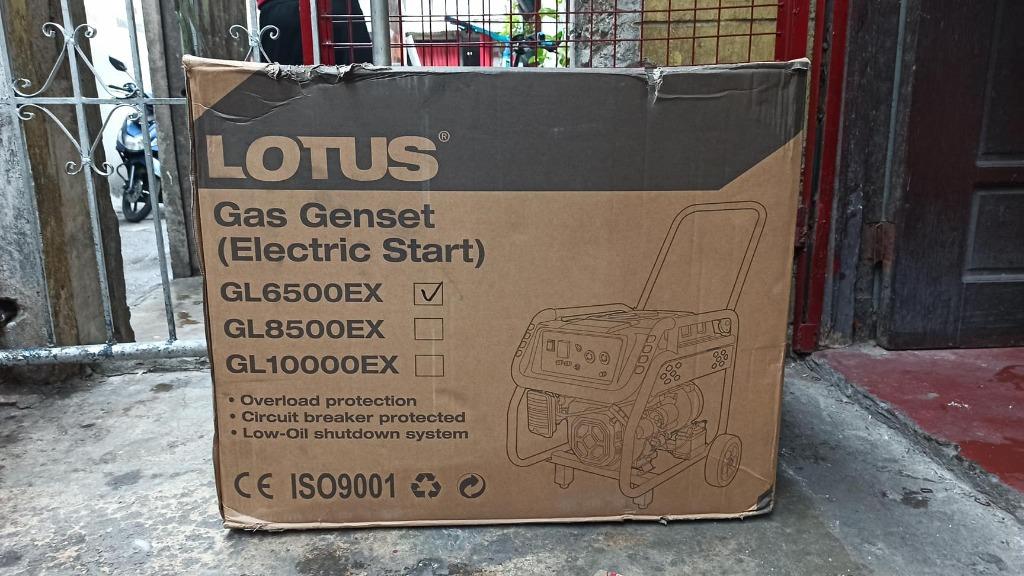 Lotus 6500W Gasoline Generator (Electric) Heavy Duty GL6500EX ...