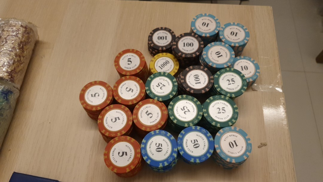 Mahjong chips Poker chips, Hobbies & Toys, Toys & Games on Carousell