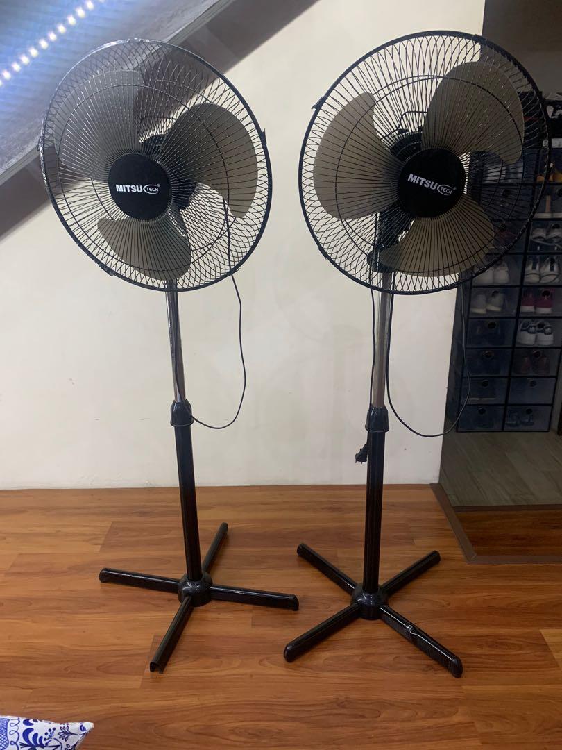 Mitsu Tech 16” Stand Fan, Furniture & Home Living, Lighting & Fans ...