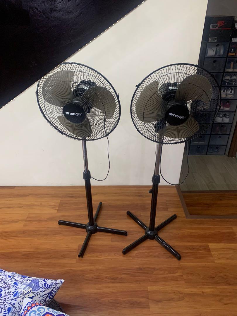 Mitsu Tech 16” Stand Fan, Furniture & Home Living, Lighting & Fans ...