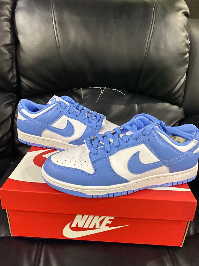 NIKE DUNK (University Blue), Men's Fashion, Footwear, Sneakers on Carousell