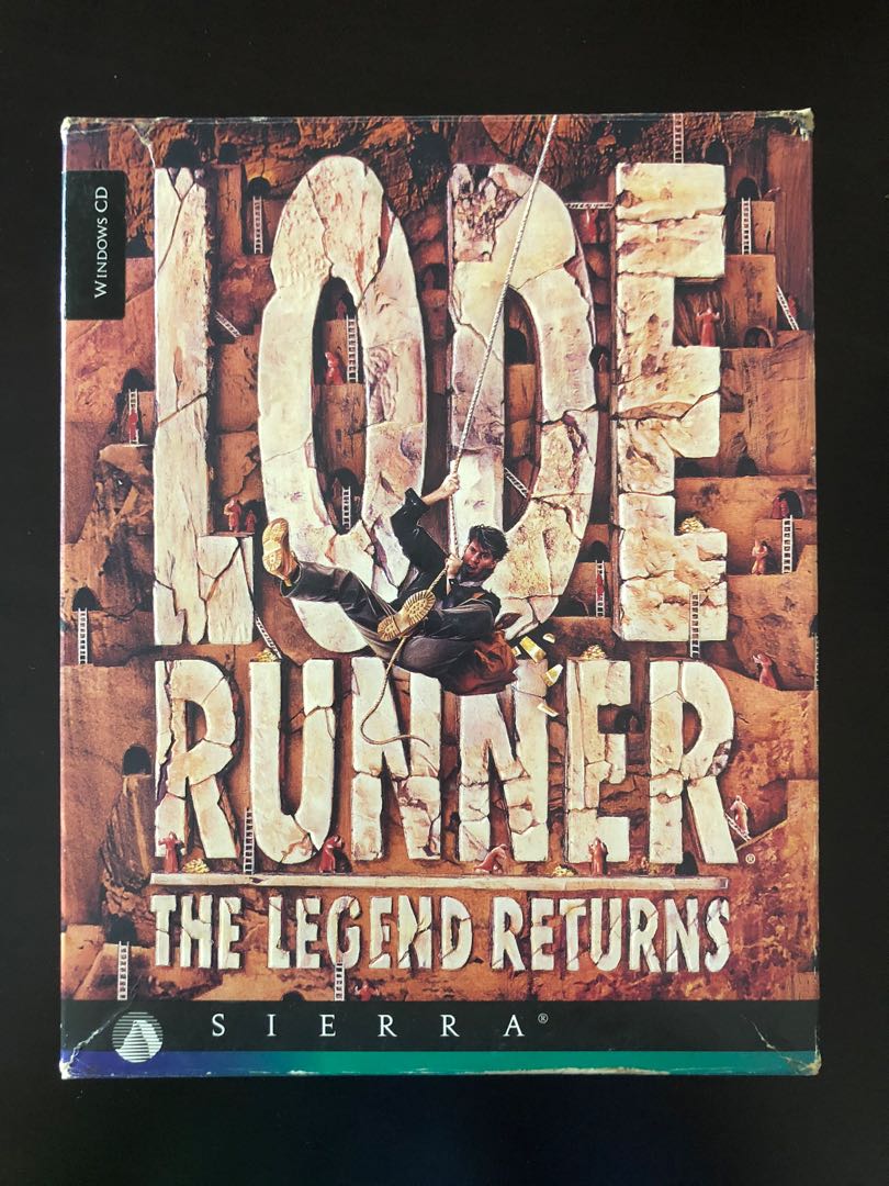 PC Game IBM DOS Win95 - Load Runner The Legend Returns (1994 - Sierra ...