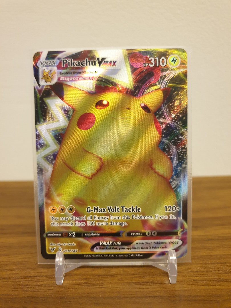 Pikachu VMAX Vivid voltage Pokemon tcg, Hobbies & Toys, Toys & Games on ...