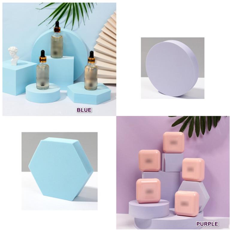 Polymer Foam / Geometric Cube Props 8 Shapes (White, Blue, Green ...