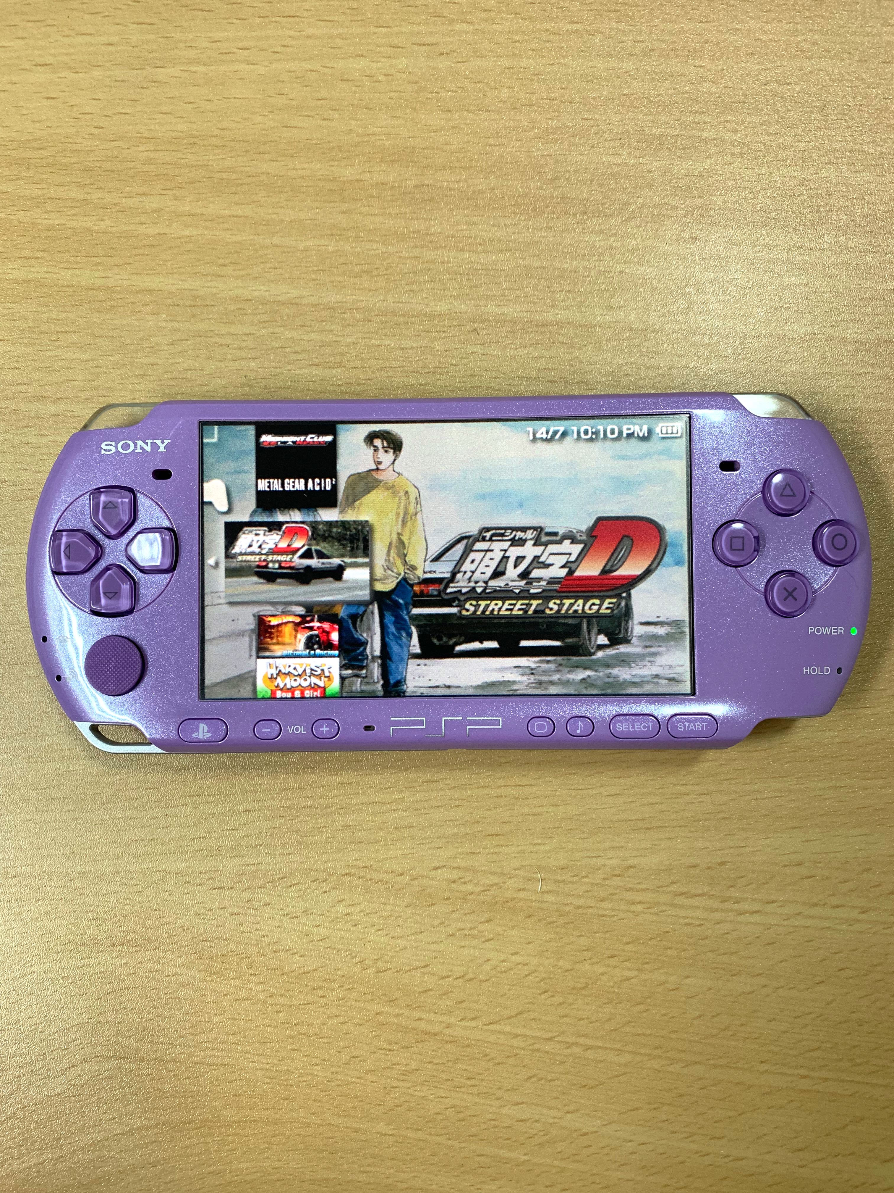 Purple PSP 3000 (Limited Edition), Video Gaming, Video Game Consoles ...