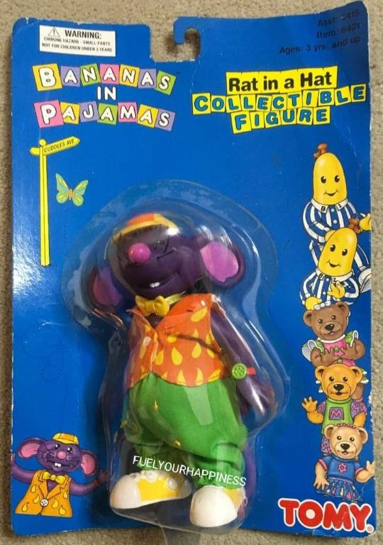 Rare Bananas In Pajamas Pyjamas Rat In A Hat AKA Doding Daga 5.5 ...