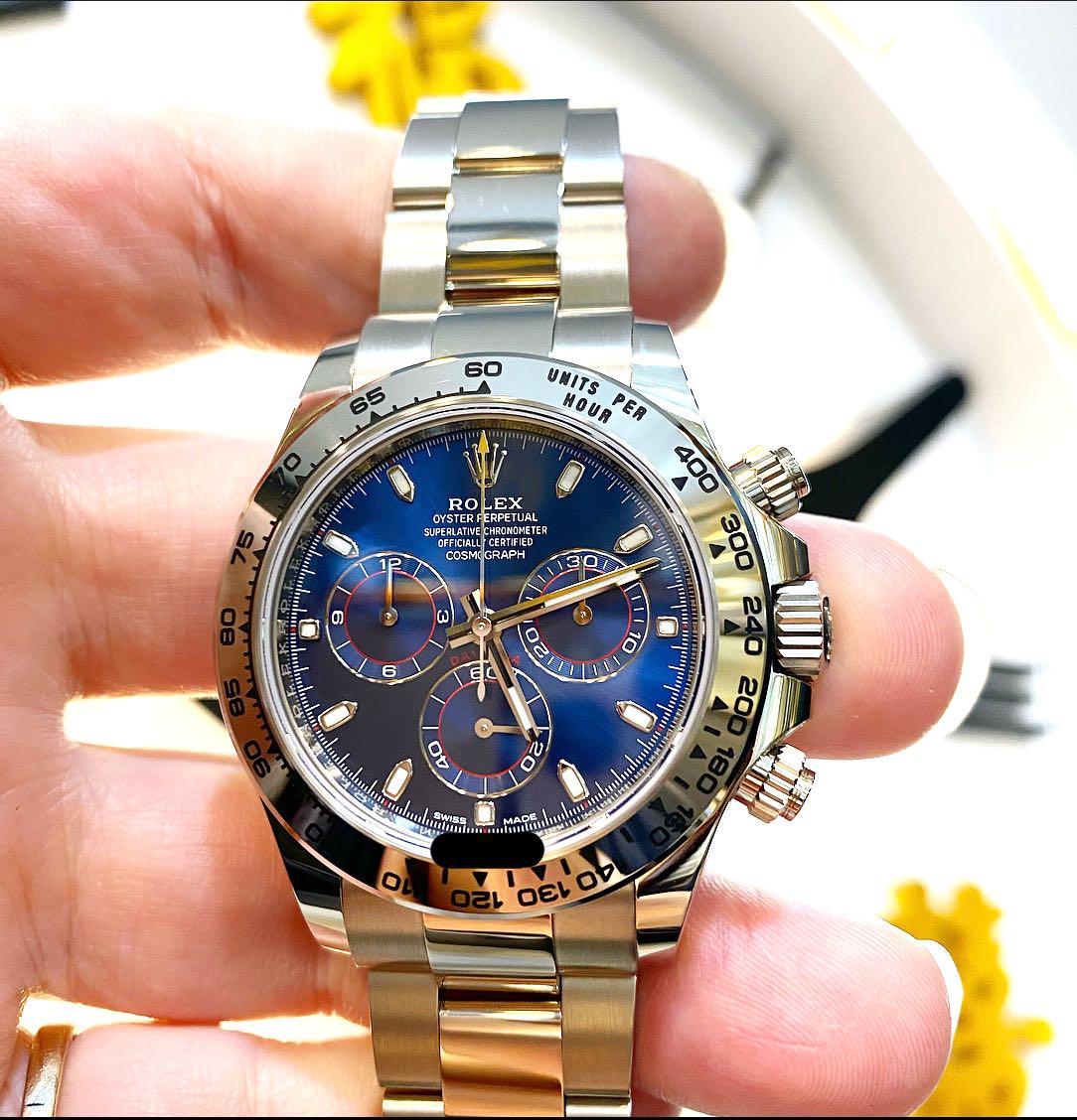 Rolex 116509 Daytona wg racing blue, Luxury, Watches on Carousell