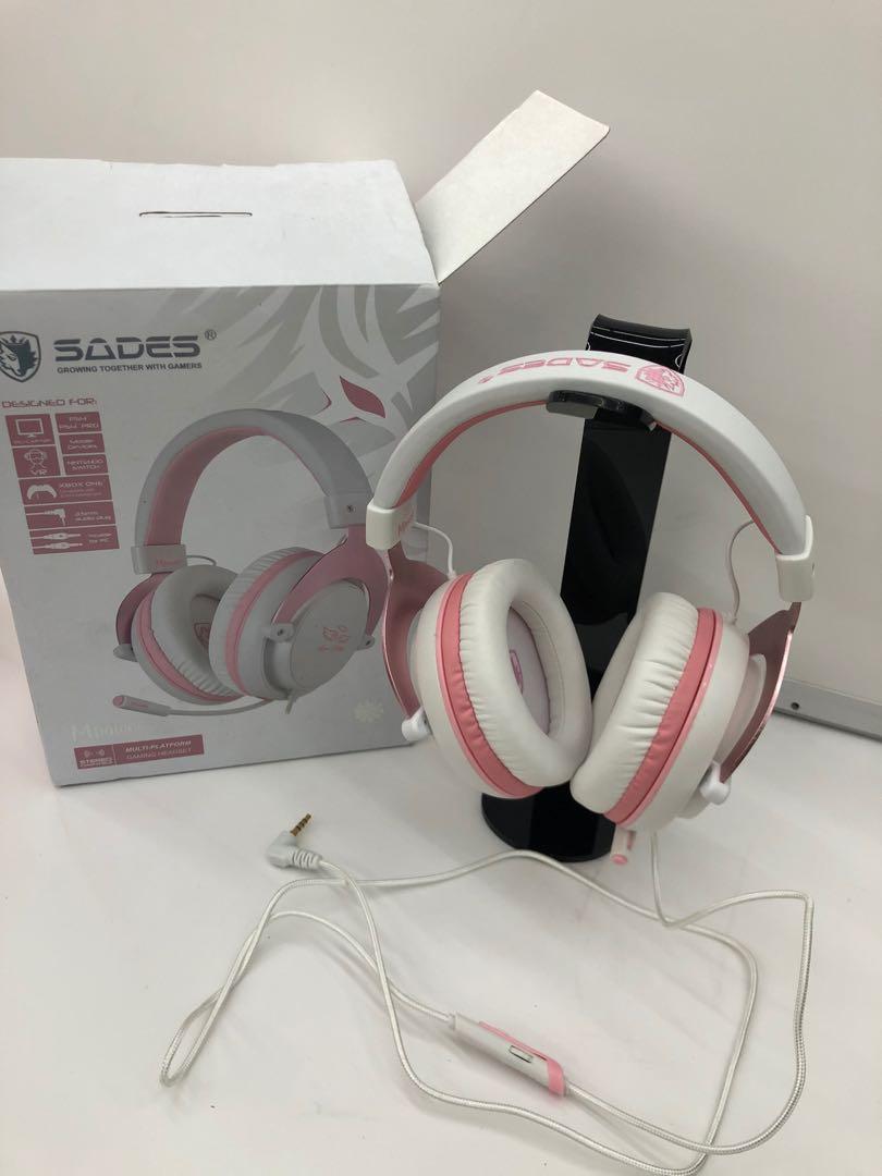 Sades Mpower Angel Edition, Audio, Headphones & Headsets on Carousell