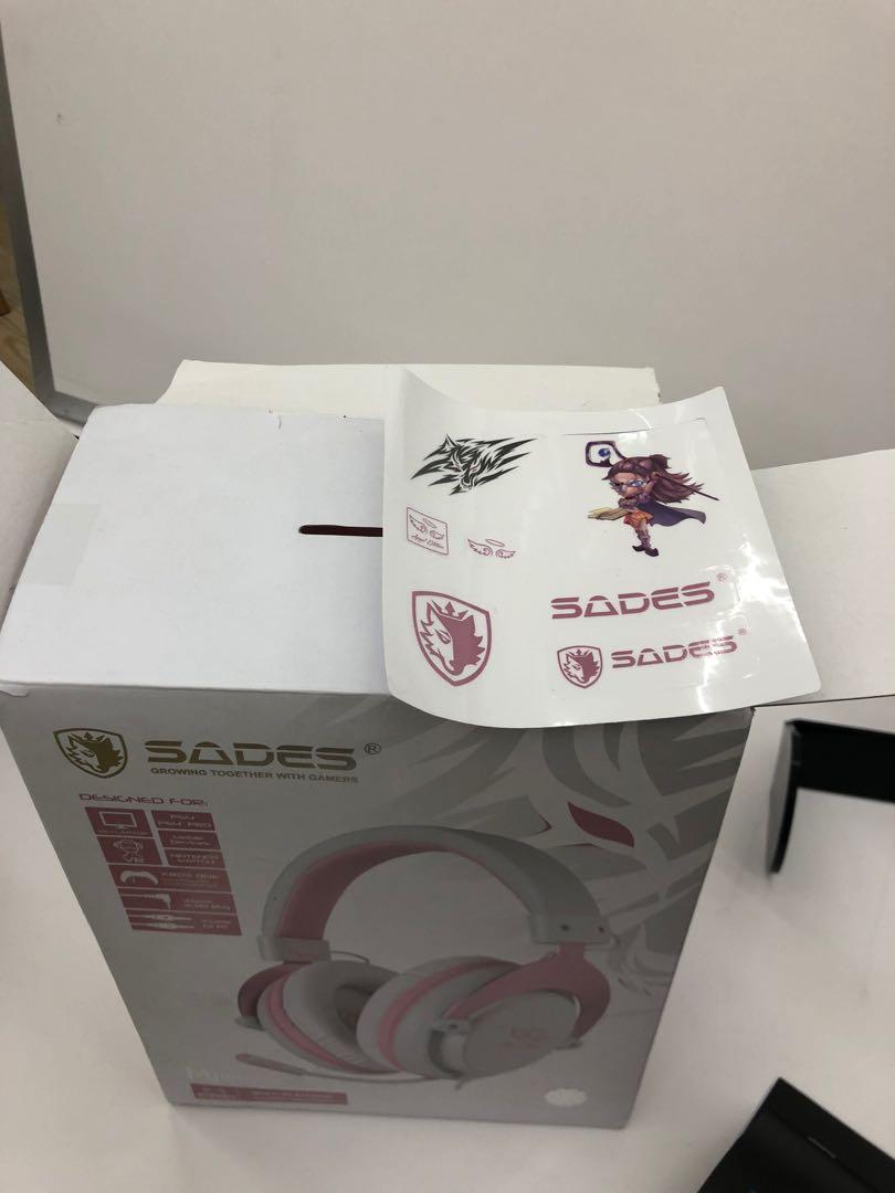 Sades Mpower Angel Edition, Audio, Headphones & Headsets on Carousell