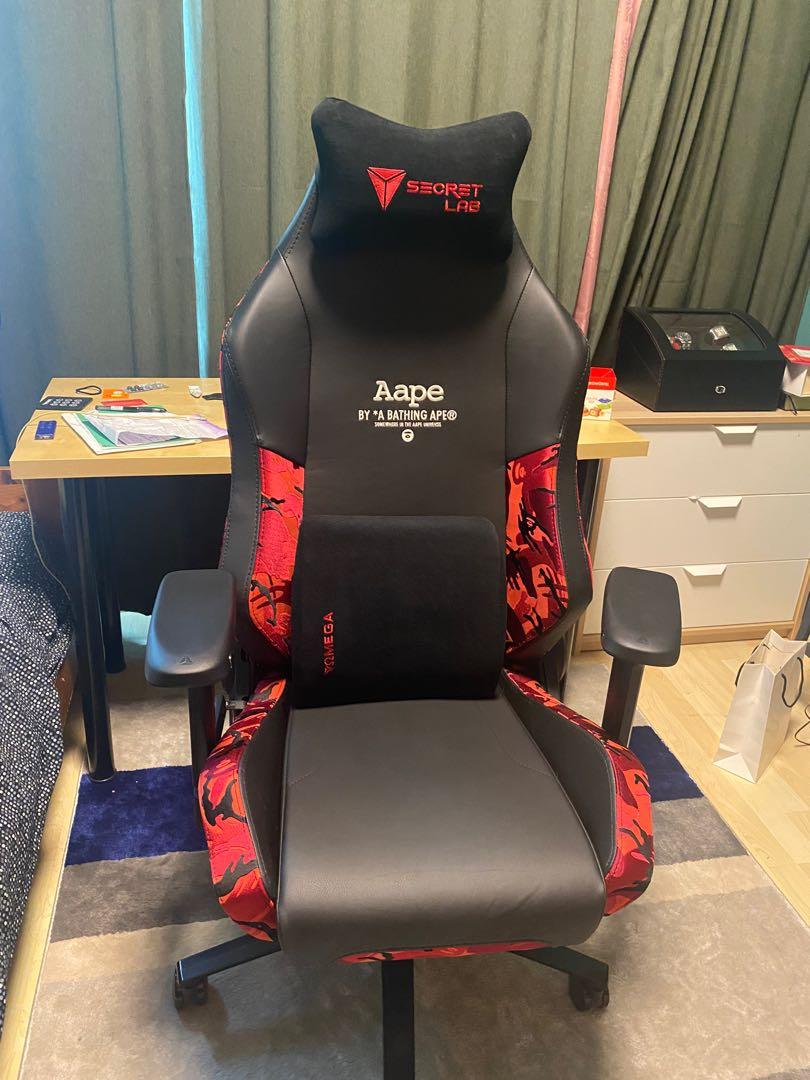 Secretlab OMEGA AAPE Chair, Furniture & Home Living, Furniture, Chairs ...