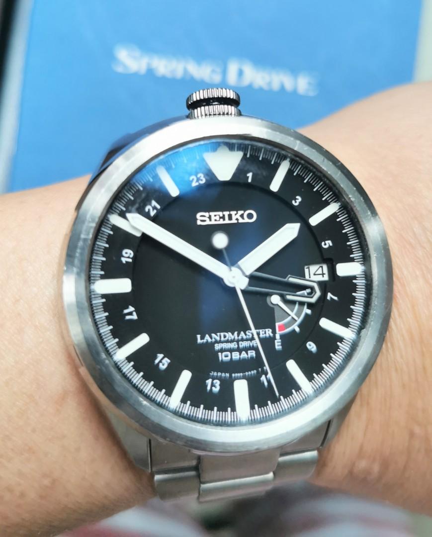 Seiko springdrive landmaster prospex SBDB005, Luxury, Watches on Carousell