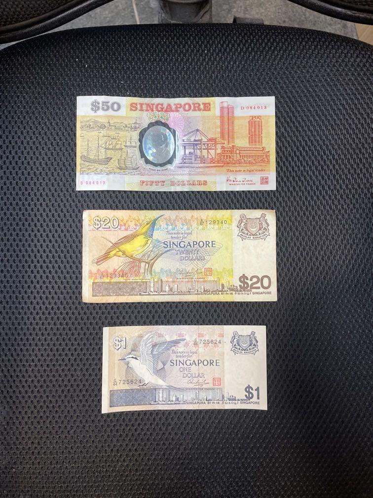 Singapore rare old notes, Hobbies & Toys, Memorabilia & Collectibles ...