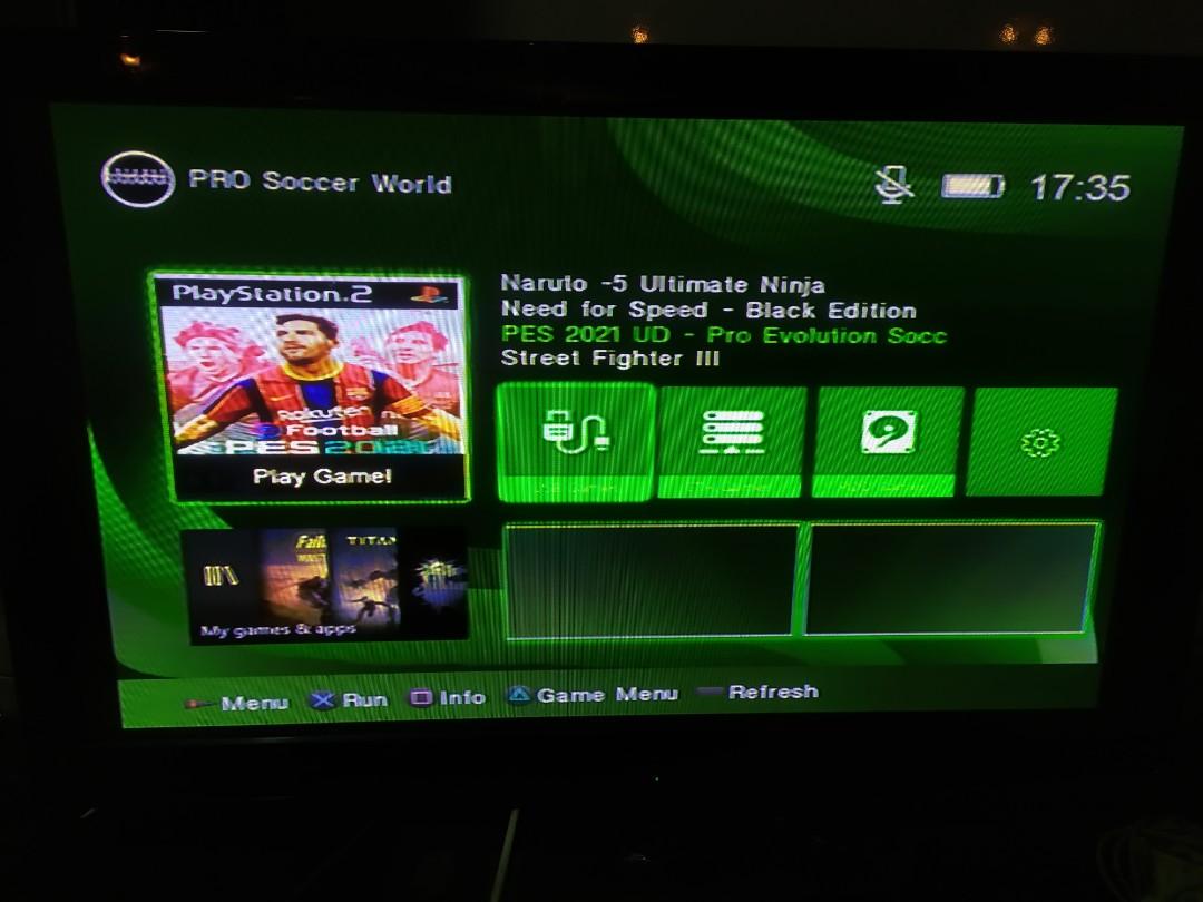 SONY PS2 MODDED + SPECIAL CUSTOM JOYSTICK, Video Gaming, Video Game ...