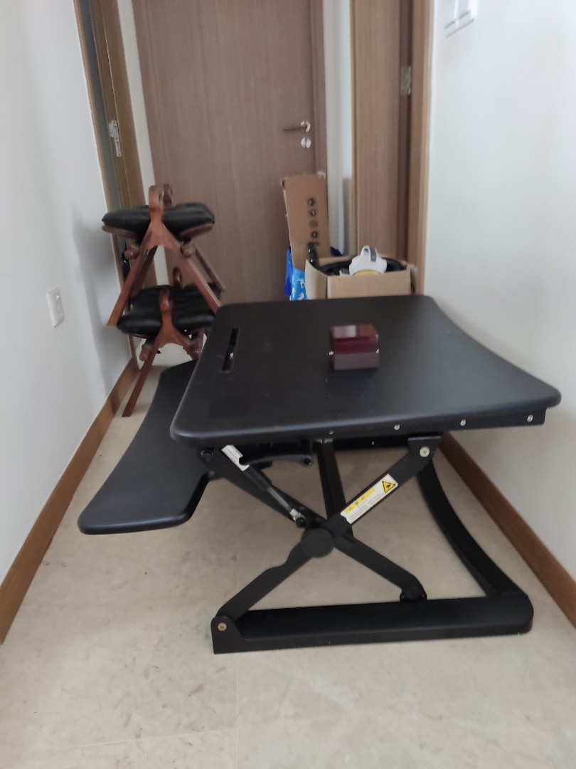 Standing desk, hydraulic ergonomic, Furniture & Home Living, Furniture ...